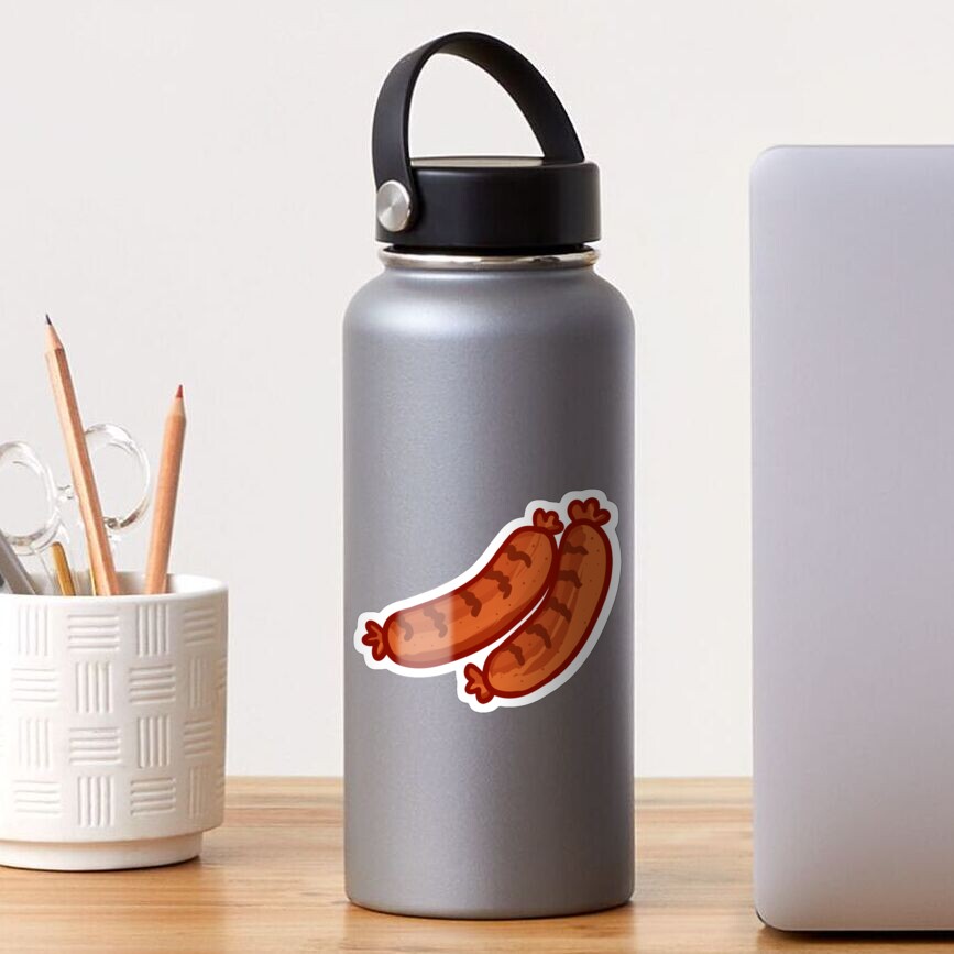 "Sausages" Sticker for Sale by AndreaS-Designs | Redbubble