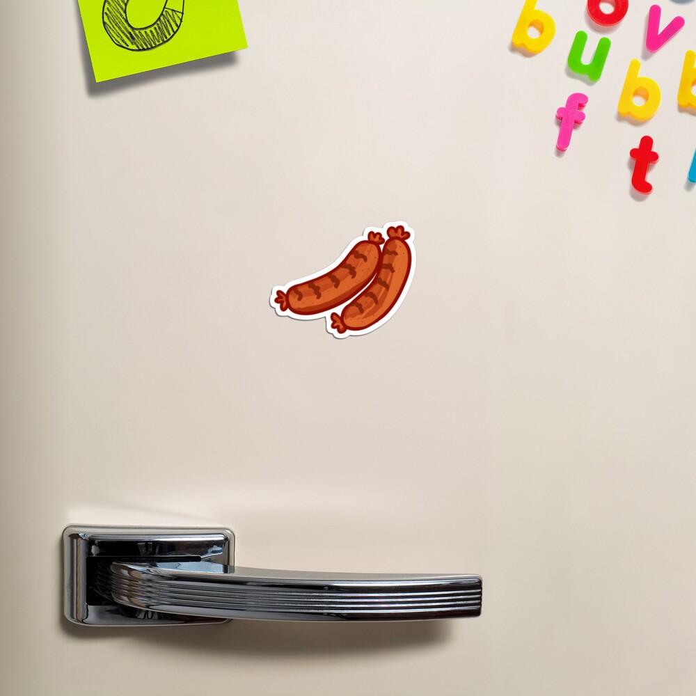 "Sausages" Sticker for Sale by AndreaS-Designs | Redbubble