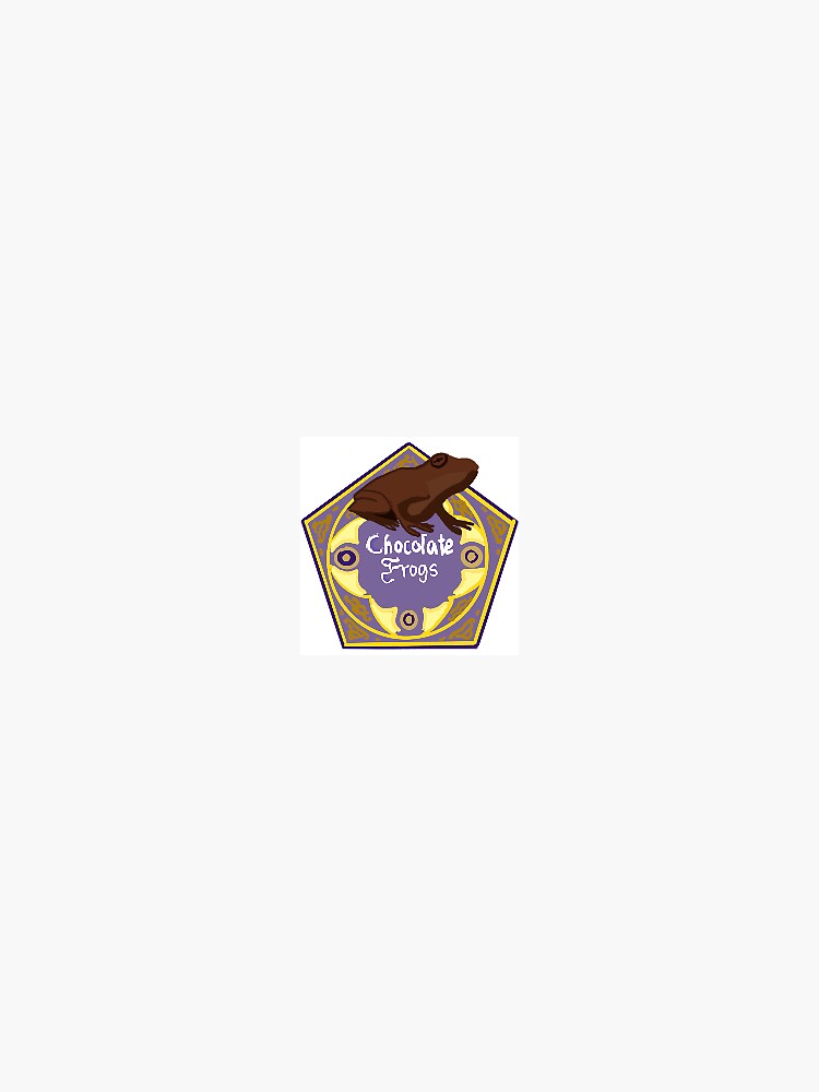 "Chocolate Frog" Sticker by WizardsWheezes | Redbubble