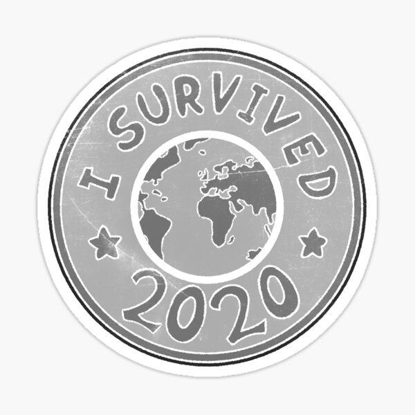 "Medal i survived 2020 v3" Sticker by Faroth | Redbubble