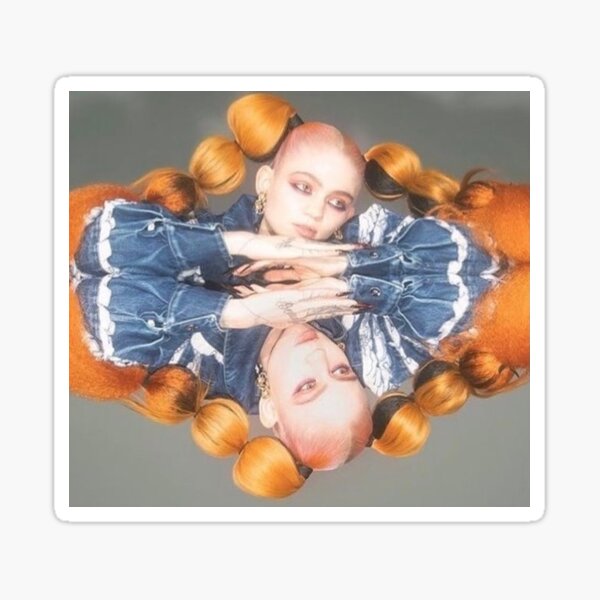 "Grimes" Sticker by sriracha0 | Redbubble