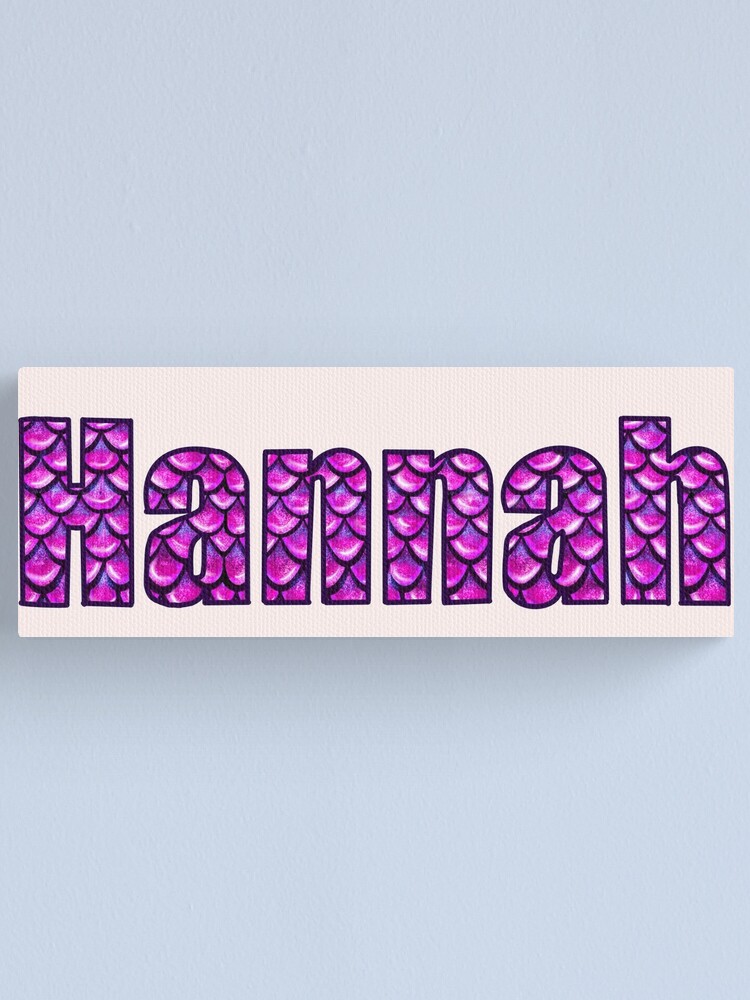 Lienzo «Los 10 mejores regalos personalizados 2022 - Hannah - nombre ...