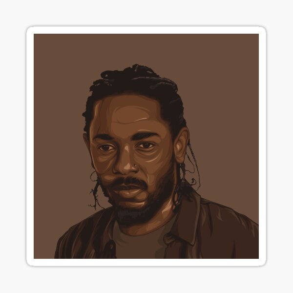 "Kendrick Lamar Vector Art" Sticker for Sale by JGVectorArts | Redbubble