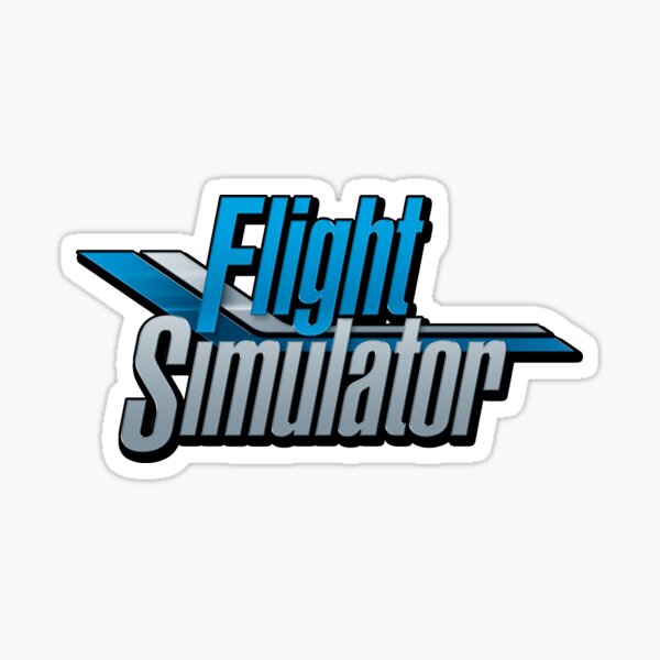 Flight Simulator Stickers | Redbubble