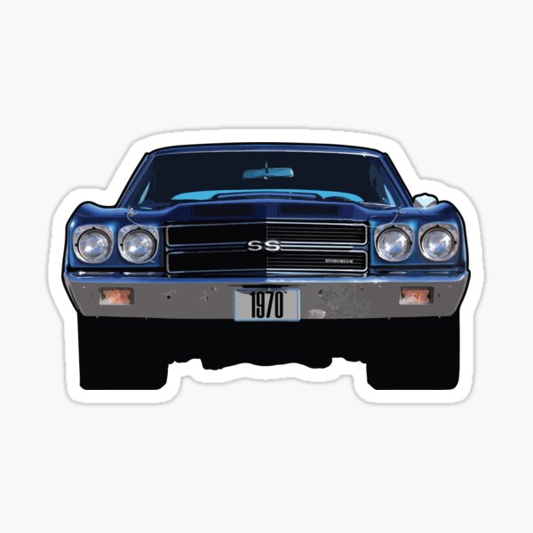 "1970 Chevy Chevelle" Sticker by OldDawg | Redbubble