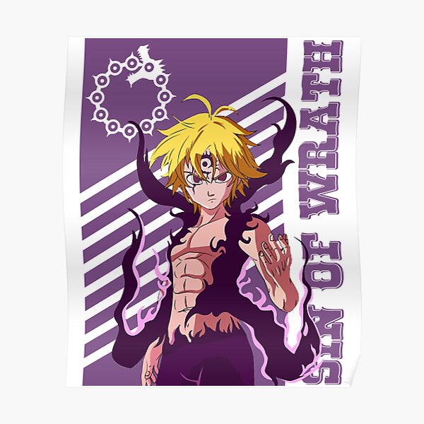 "the seven deadly sins- meliodas " Poster by Leland61 | Redbubble