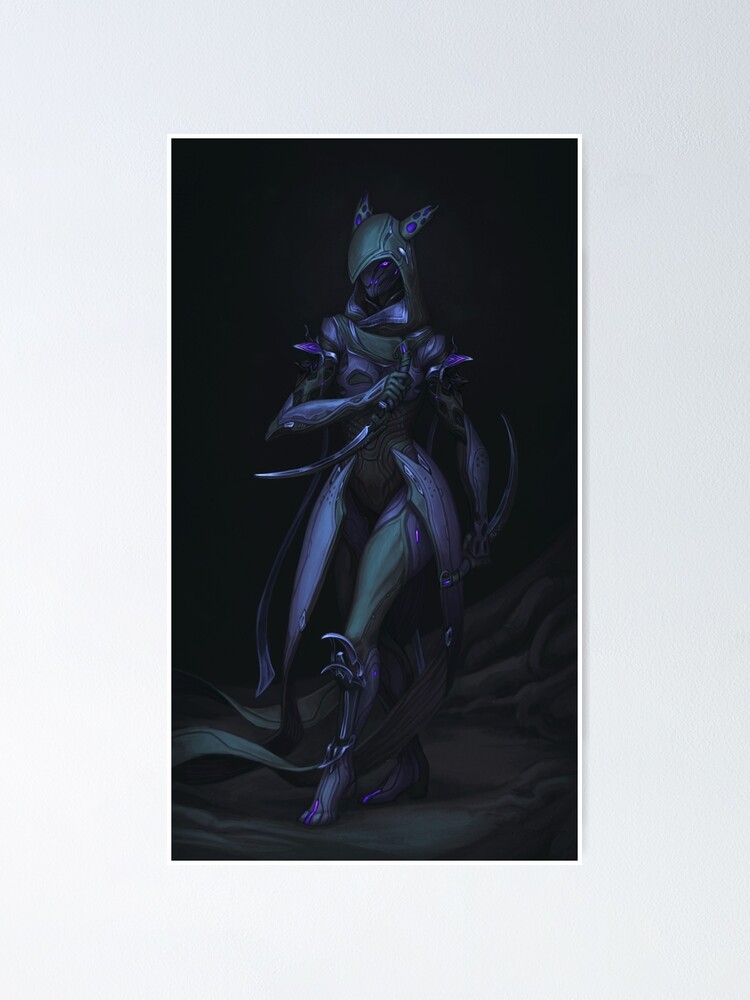 "Purple Wisp Warframe" Poster for Sale by CleoNaturin | Redbubble