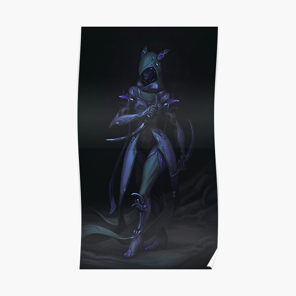 "Purple Wisp Warframe" Poster for Sale by CleoNaturin | Redbubble