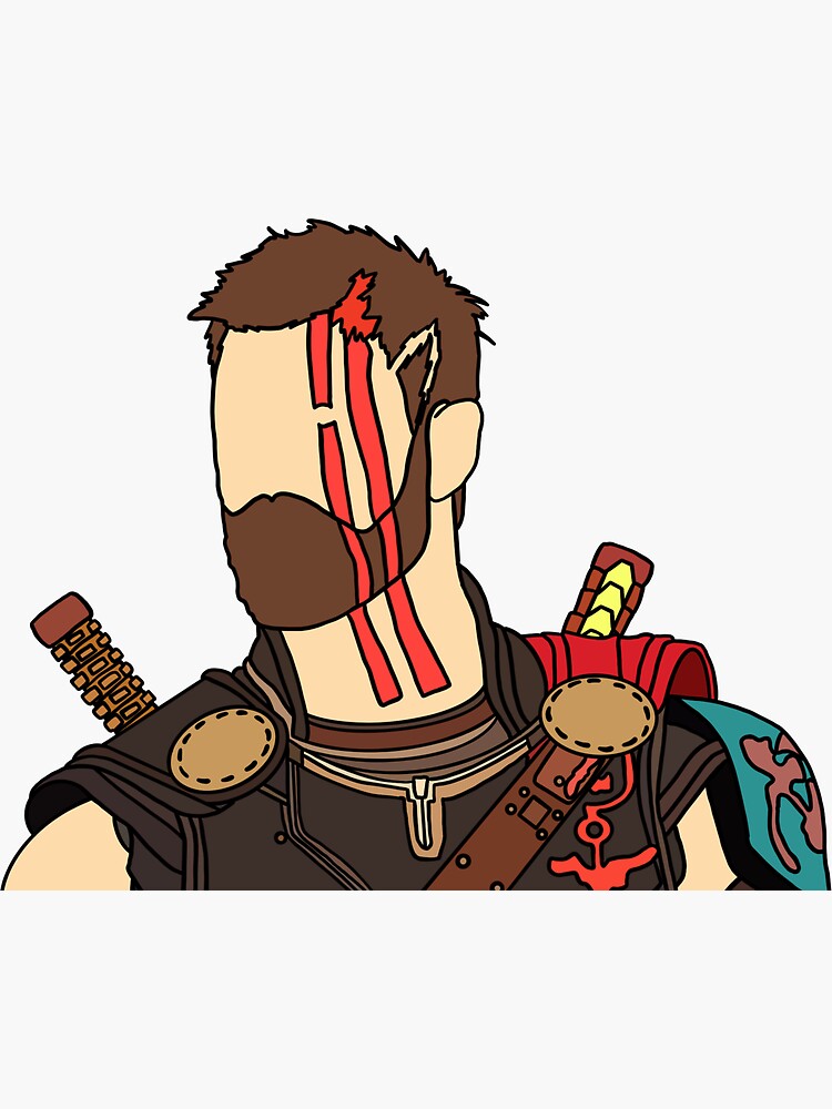 "Thor" Sticker for Sale by mkel02 | Redbubble