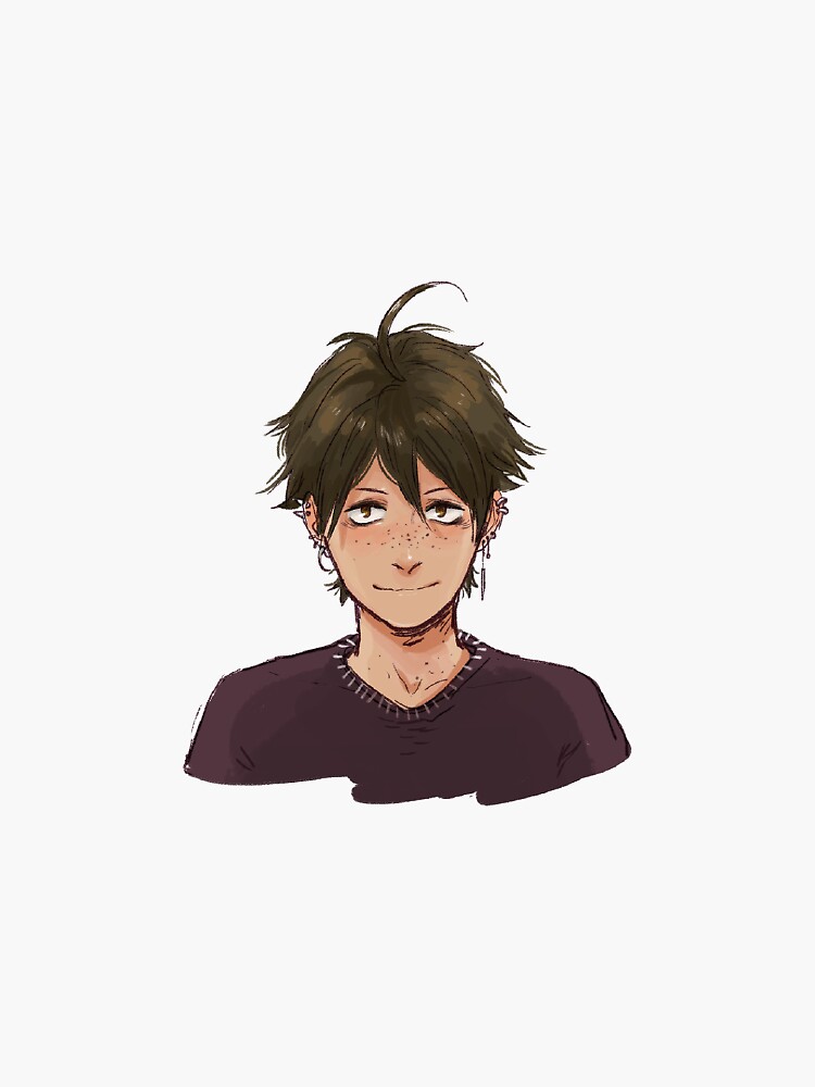 "Goth Yamaguchi Sticker" Sticker for Sale by lindsayn3 | Redbubble