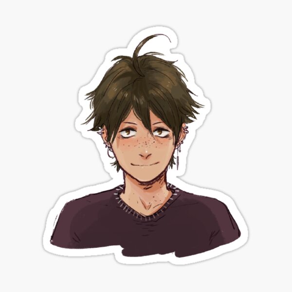 "Goth Yamaguchi Sticker" Sticker for Sale by lindsayn3 | Redbubble