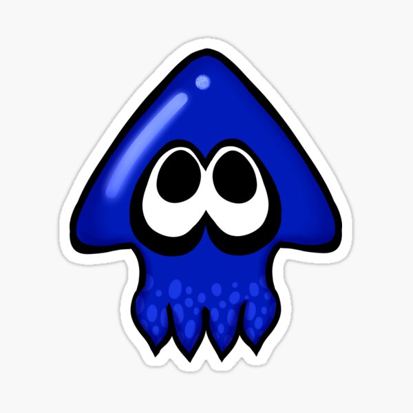 Stickers sur le thème Blue Splatoon Squid | Redbubble