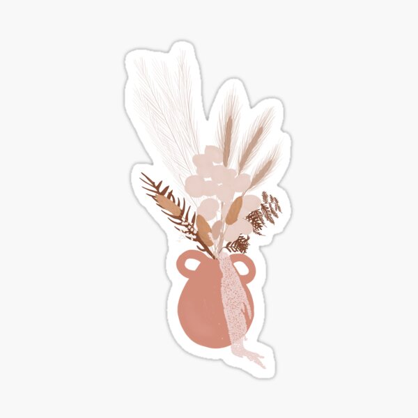 "Flower Vase" Sticker by hollsmith | Redbubble