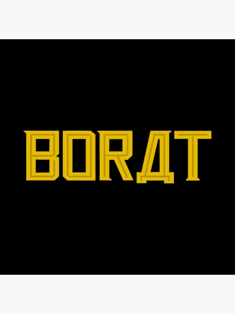 "Borat " Poster for Sale by yuddidd | Redbubble