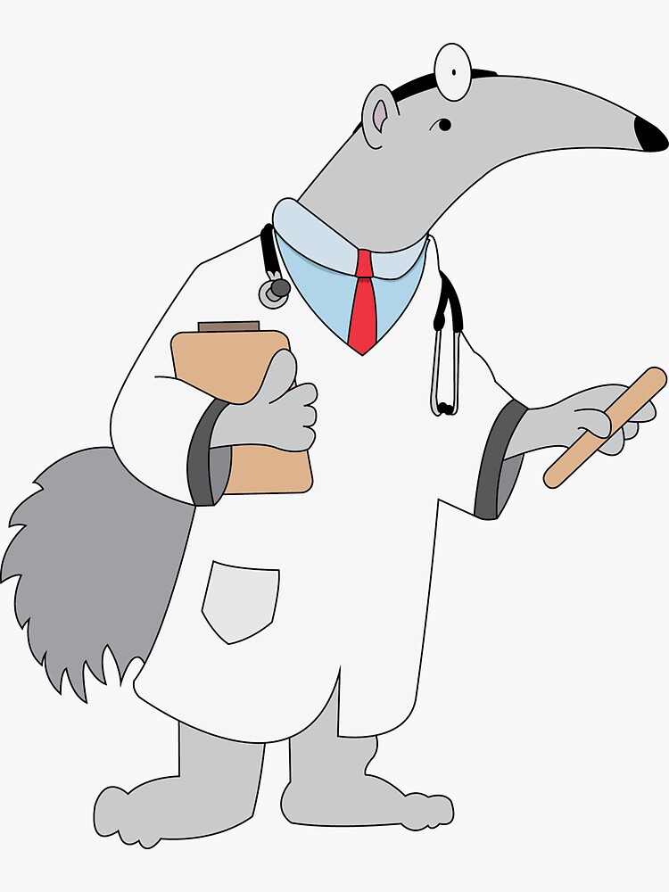 "Lab Coat Peter" Sticker for Sale by IMED-UCI | Redbubble