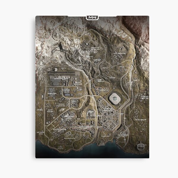 "Warzone Map" Canvas Print for Sale by rayjogreen | Redbubble
