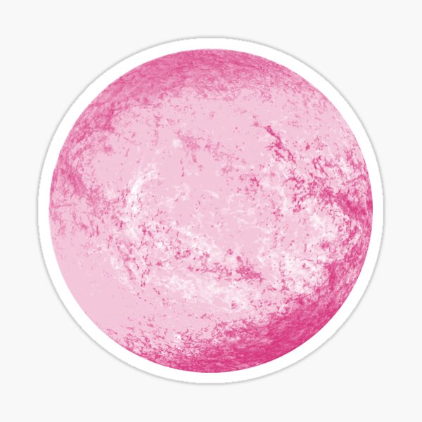 "Full Pink Moon" Sticker for Sale by RosieSunflower | Redbubble