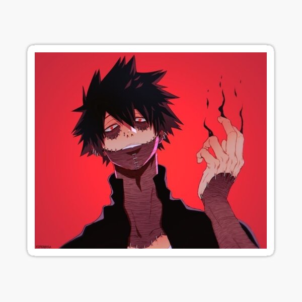 "Dabi My Hero Academia" Sticker for Sale by Merymeg | Redbubble
