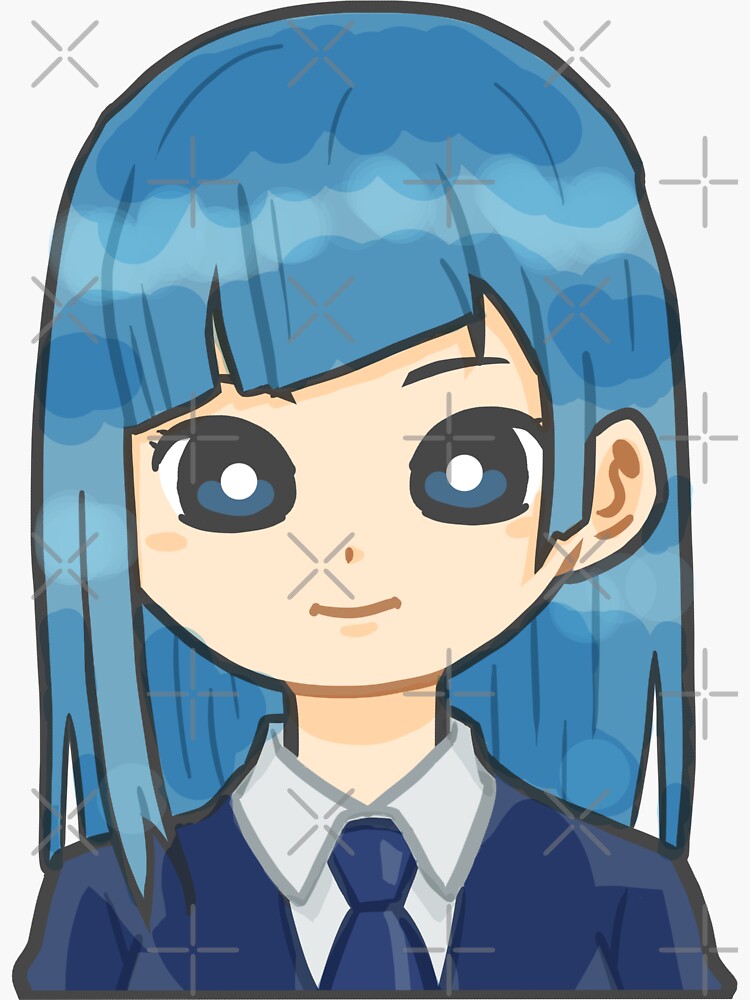 "Miwa Kasumi Chibi" Sticker by ginreiart | Redbubble