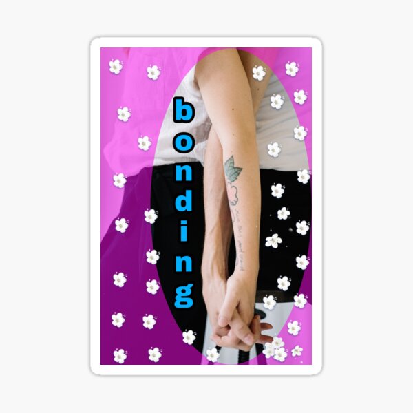 "Bonding is an inspirational design. " Sticker for Sale by Srkp | Redbubble