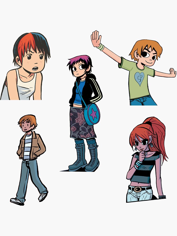 "Scott Pilgrim || Assorted Sticker Pack #1" Sticker for Sale by ...