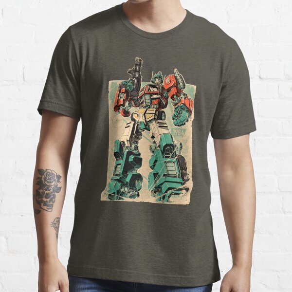 "Optimus Prime in retro style" T-shirt for Sale by Ignat01 | Redbubble ...