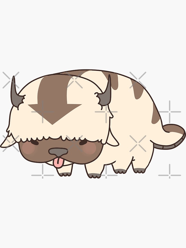"Cute Appa | Avatar the Last Airbender | ATLA" Sticker for Sale by ...