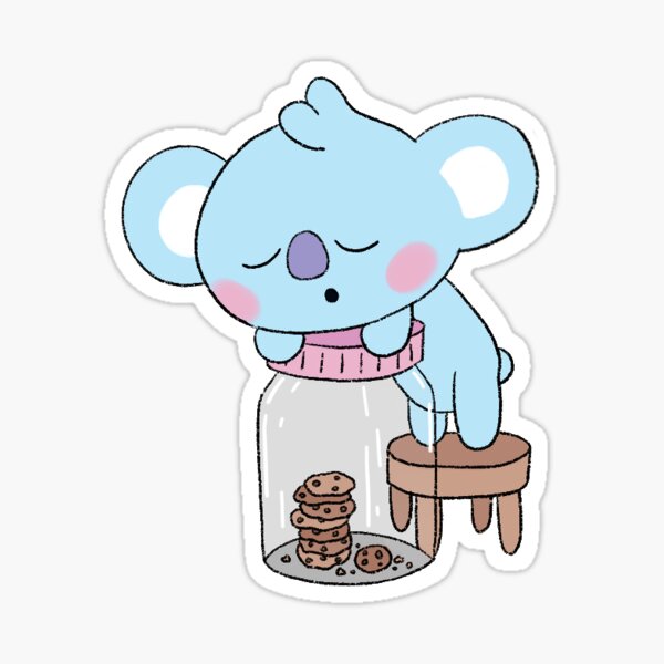 "Sleepy Koya" Sticker for Sale by audipity | Redbubble