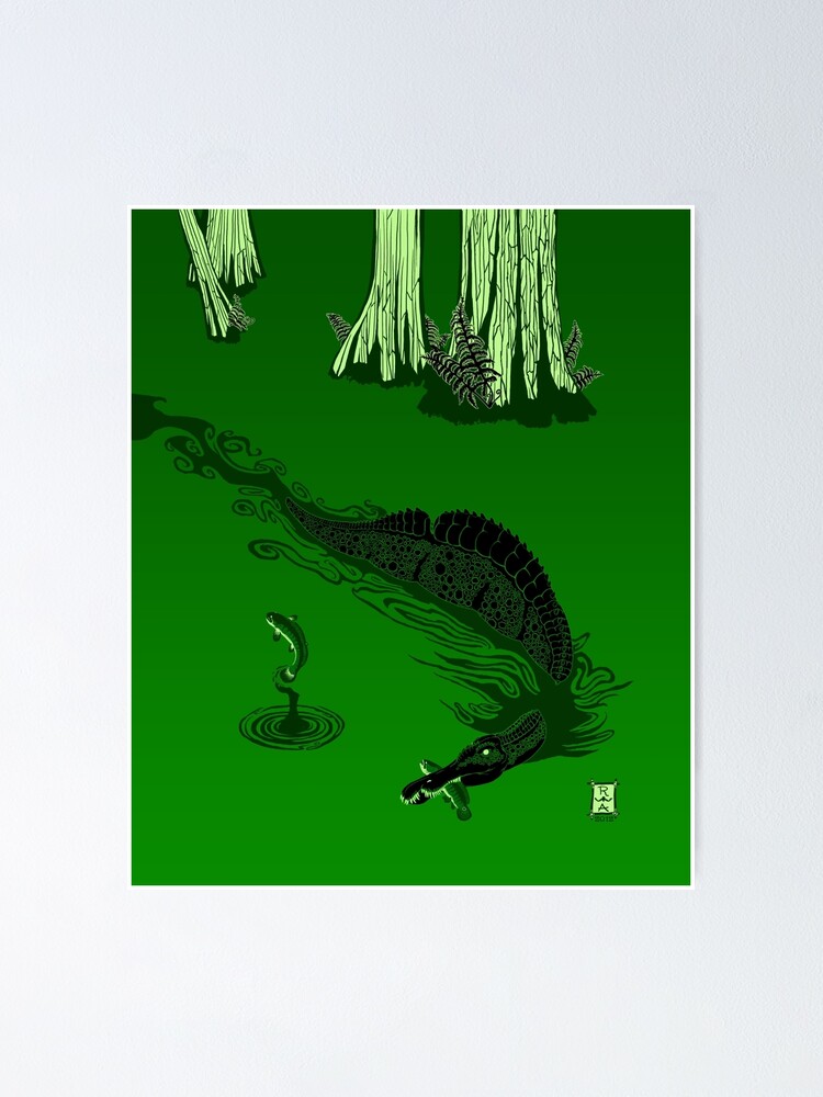 "Swamp Dragon" Poster by alaskanime | Redbubble