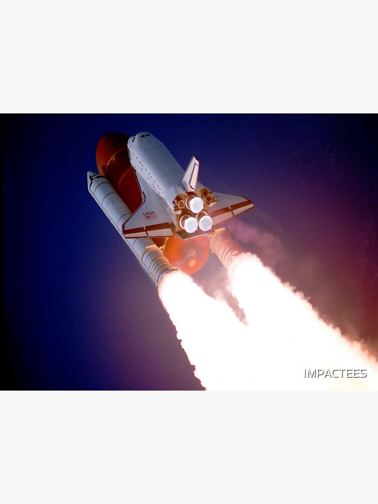 " Space Shuttle Columbia (STS-27) Launch" Sticker by IMPACTEES | Redbubble