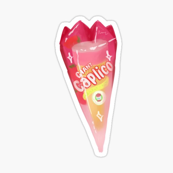 "Strawberry Caplico" Sticker by anasthetix | Redbubble