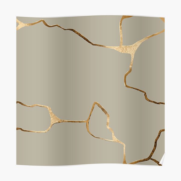 "Japanese Kintsugi" Poster by Kibatsu | Redbubble