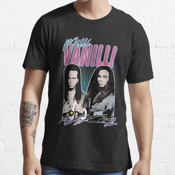 "Milli Vanilli T-ShirtMilli Vanilli - 80's Fanart Aesthetic Design ...