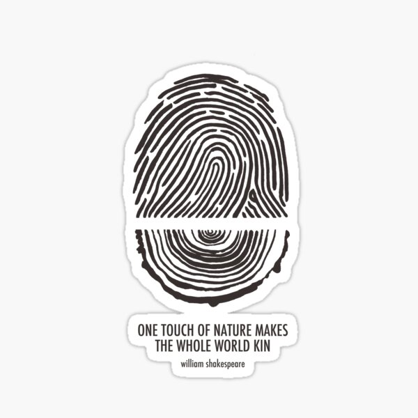 "Fingerprint 2" Sticker for Sale by artizek | Redbubble
