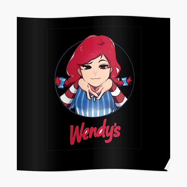 "Anime girl Wendy's" Poster for Sale by BDartz | Redbubble