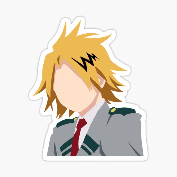"Denki Kaminari" Sticker for Sale by 2craftybiscuits | Redbubble