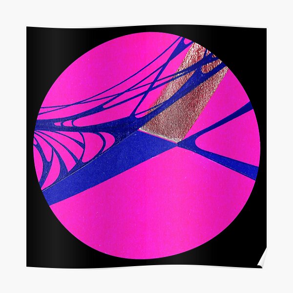 Póster «ORIGEN ROSA NEÓN - Círculo de bellas artes y collage hecho a ...