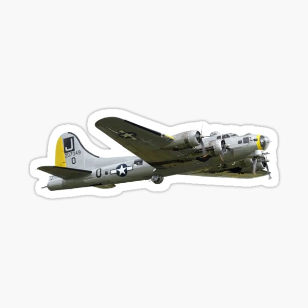 "B-17 Flying Fortress" Sticker by Sibo Miller | Redbubble
