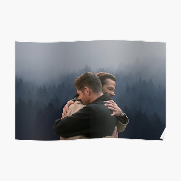 "sam and dean last hug scene in heaven with forest supernatural finale ...