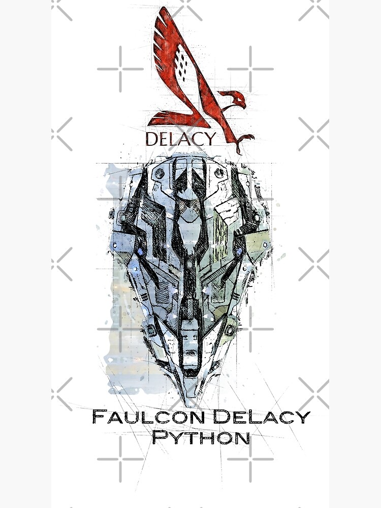 "Elite Dangerous - Python Sketch" Art Print by BoneAppleTee | Redbubble