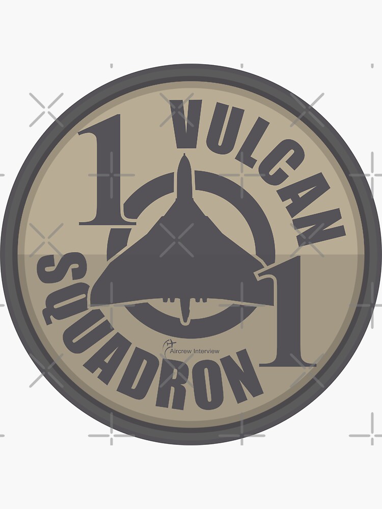 "Vulcan 101 Squadron Patch" Sticker by ACInterview | Redbubble