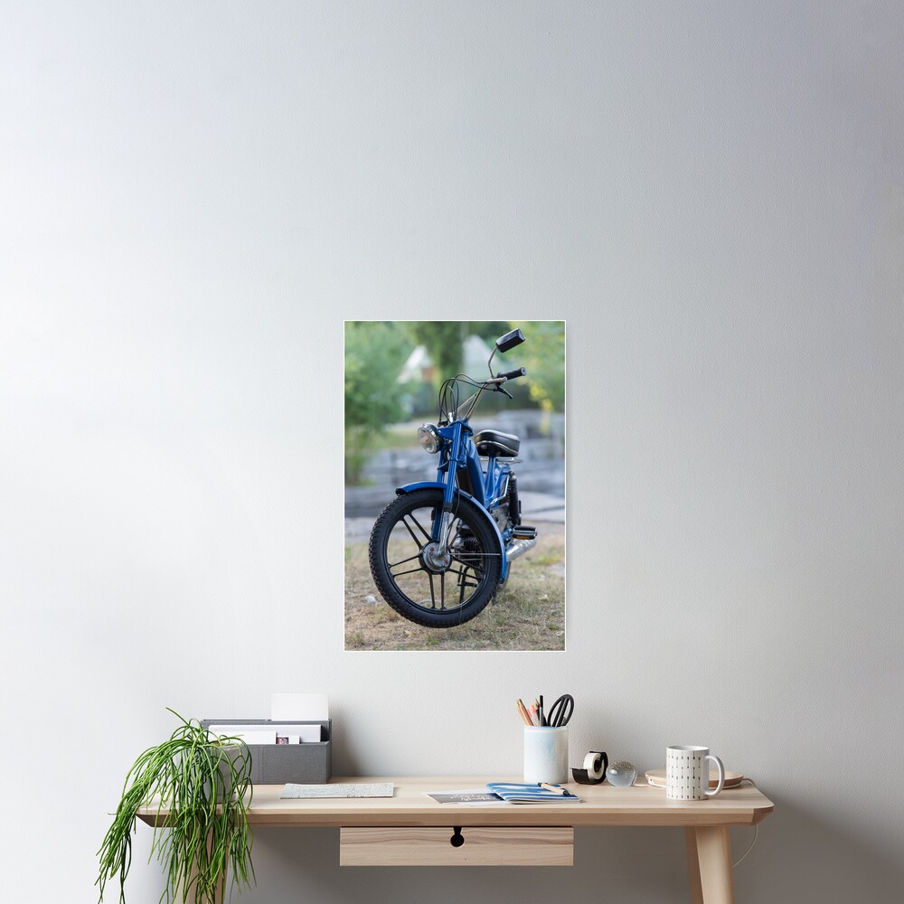 "Moped" Poster by matsilvan | Redbubble