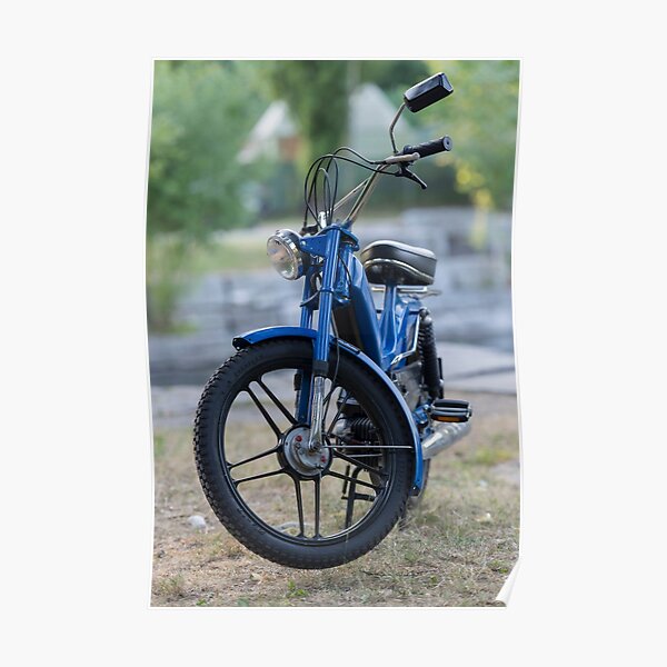 "Moped" Poster by matsilvan | Redbubble