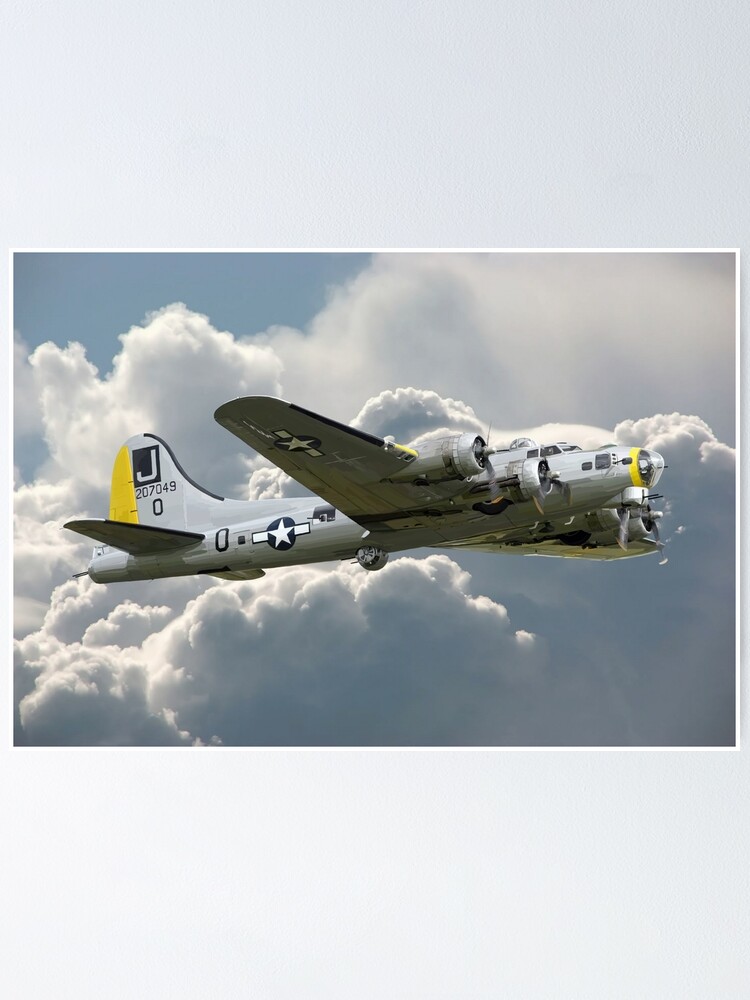 "B-17 Flying Fortress" Poster by sibosssr | Redbubble