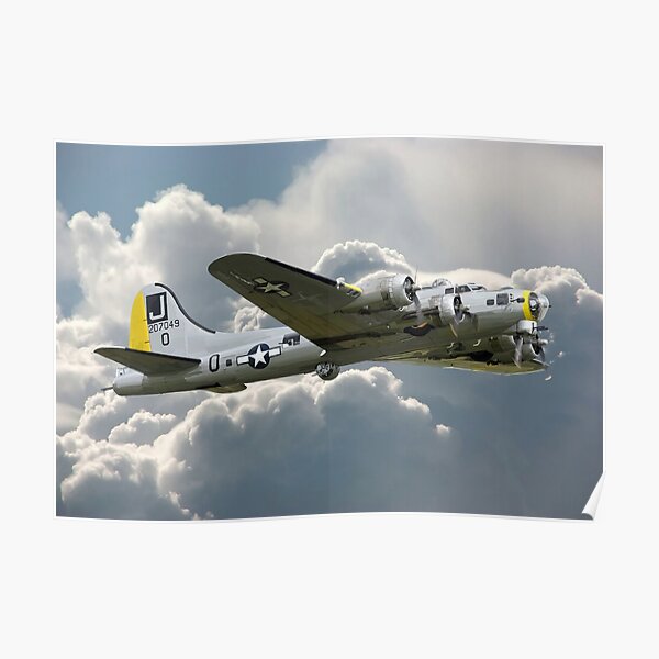"B-17 Flying Fortress" Poster for Sale by sibosssr | Redbubble