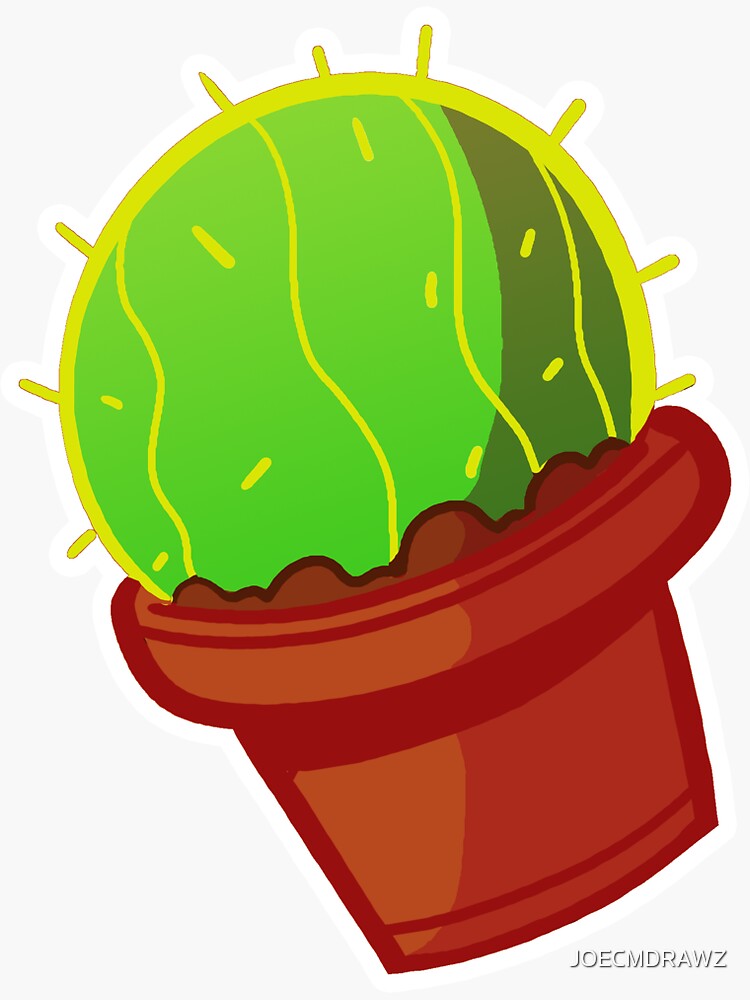 "simple cactus " Sticker by JOECMDRAWZ | Redbubble