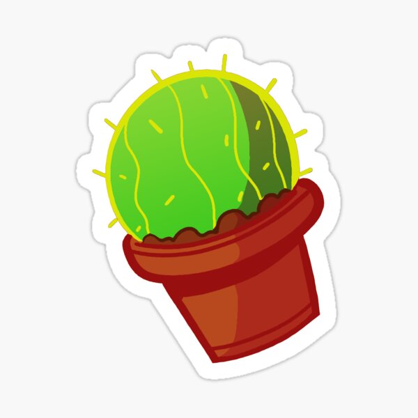 "simple cactus " Sticker by JOECMDRAWZ | Redbubble