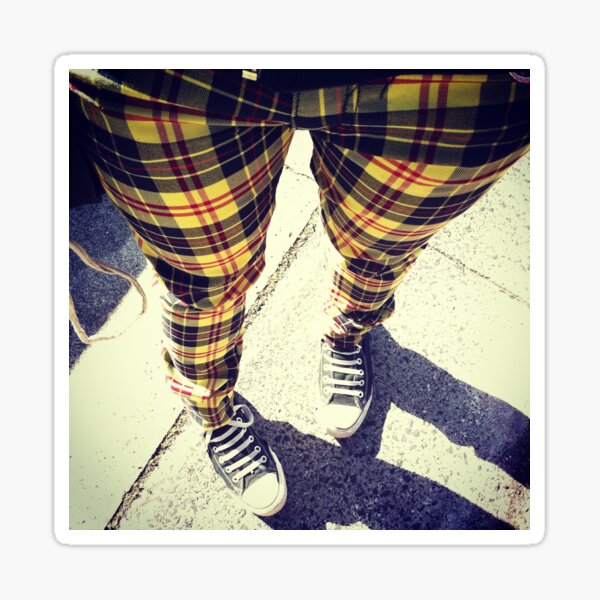 "Tartan legs" Sticker by tishisgroot | Redbubble