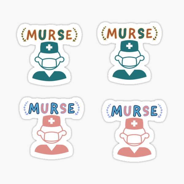 "Murse design for man nurse." Sticker by Rinaaaz | Redbubble