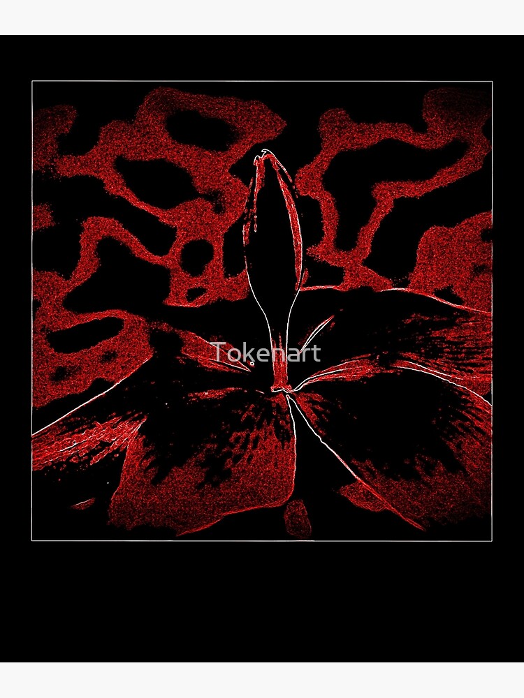 "Flower volcano" Poster for Sale by Tokenart | Redbubble